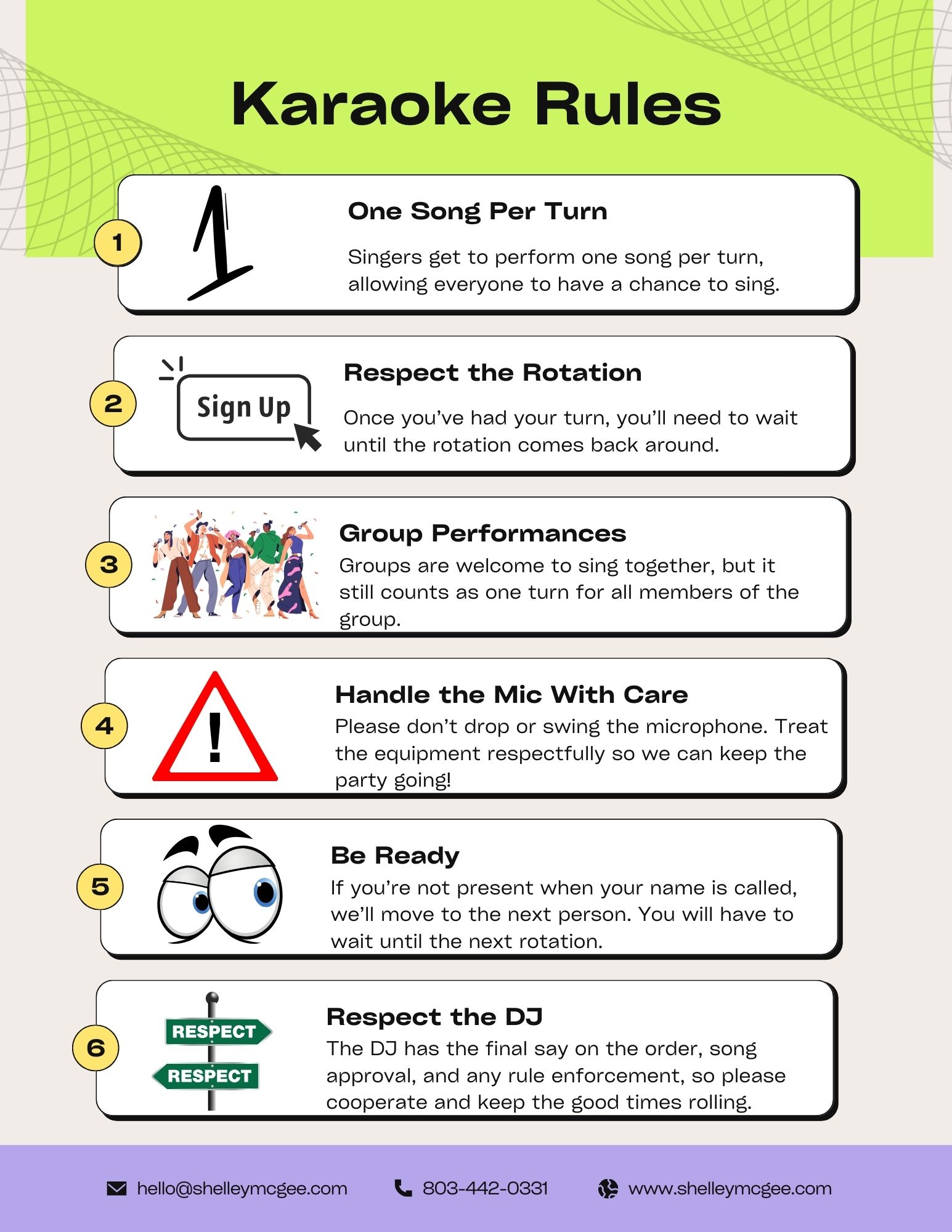 How to have a smooth karaoke night! - Shelley McGee